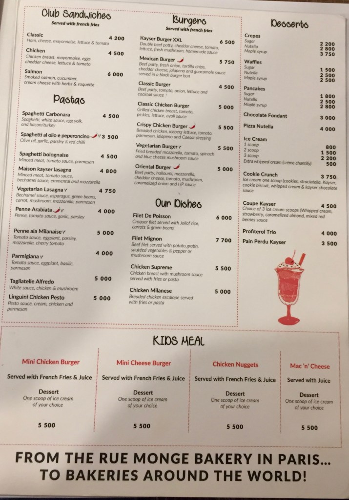 Maison Kayser Lagos, Victoria Island, Lagos – AYAMSTUFFED